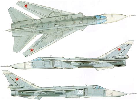 Фронтовой бомбардировщик Су-24М. - Российская авиация