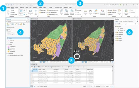 Diagram Of Arcgis Pro Interface Quizlet