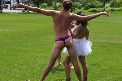 Nearly Nude Photos From Clevelands First World Naked Bike Ride