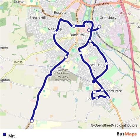 Bus Mrt1 In Banbury By M And R Travel