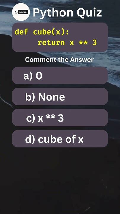 Daily Quiz Python Knowledge Twebi Tech Dailyquiz