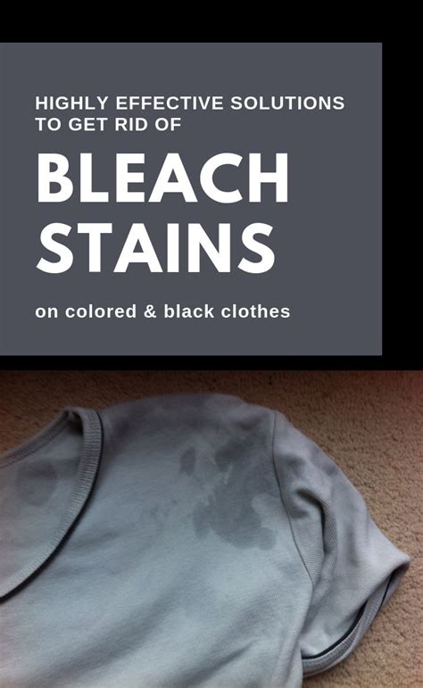 How To Remove Bleach Stains From Colored Clothes Jacobs Claude