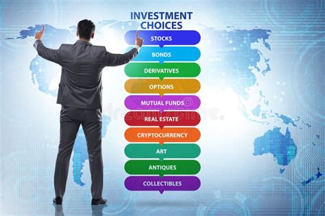 Concept Of Various Financial Investment Options Stock Image Image Of