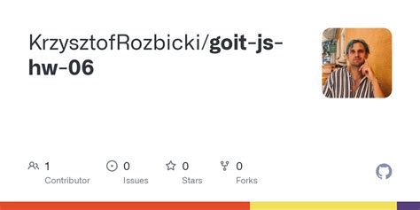 github krzysztofrozbicki goit js hw 06