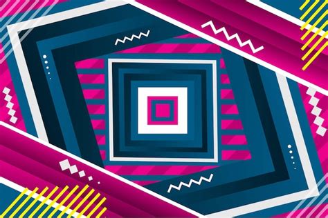 Premium Vector Purple Gradient Color Square Shape Geometric Background