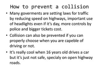 Traffic Collision PPTX