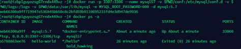 docker 安装 mysql5 7 白日醒梦 博客园