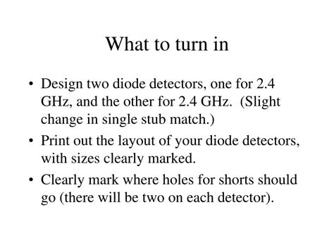 Ppt Diode Detector Simulation Design And Measurement Powerpoint Presentation Id6808776