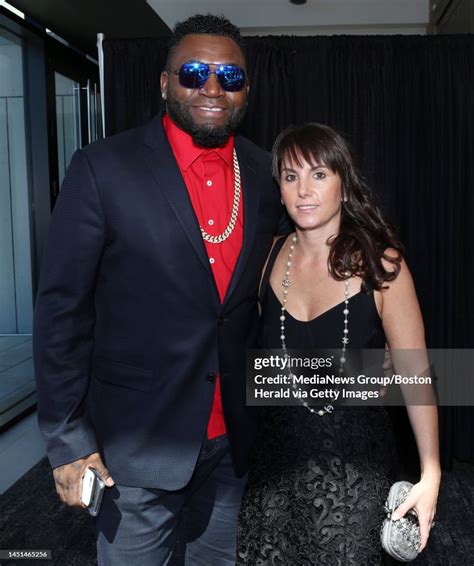 Red Sox Slugger David Ortiz And His Wife Tiffany Ortiz Attend The