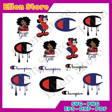 Champion Logos Svg Bundle Champion Mickey Svg Champion Gir Inspire