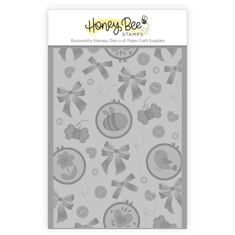 Honey Bee Embroidered 3d Embossing Folder Hbef 028 Simon Says Stamp