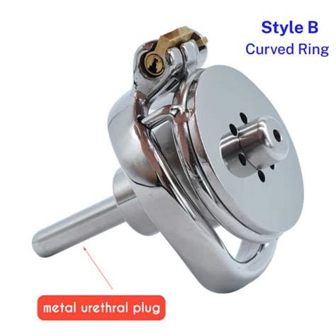 Inverted Cylinder Flat Chastity Cage Cute Sissy