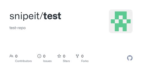 GitHub Snipeit Test Test Repo