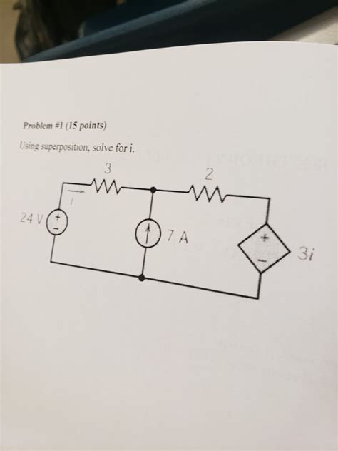 Solved Problem Points Using Superposition Solve For Chegg