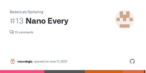 Nano Every Issue BadenLab Spikeling GitHub