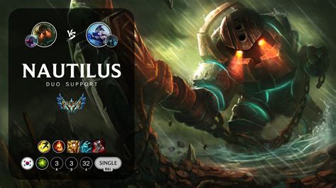 Nautilus Support Vs Ashe Kr Challenger Patch Youtube