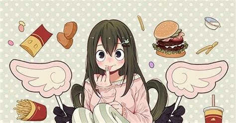 My Hero Academia Tsuyu Asui Fumikage Tokoyami 僕のヒーローアカデミア Pixiv