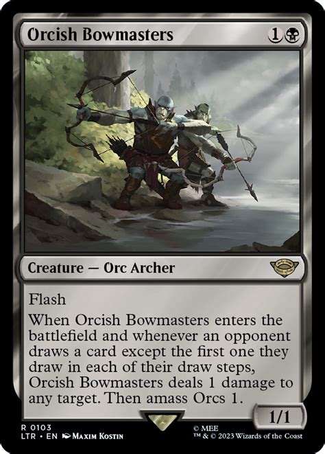 Orcish Bowmasters · The Lord Of The Rings Tales Of Middle Earth Ltr 103 · Scryfall Magic The