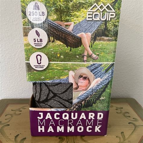 Equip Life Other Equip Jacquard Macrame Hammock Poshmark