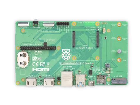 Raspberry Pi Compute Module 5 Io Board Kiwi Electronics