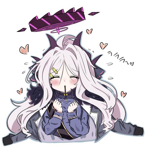 Safebooru 1girl Ahoge Aiguillette Blue Archive Blush Closed Eyes Coat