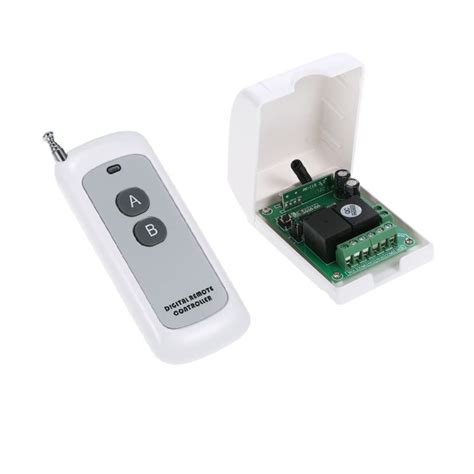 Smart Home 433Mhz RF DC 12V 2CH Learning Code Wireless Remote Control Switch 1 Daraz Pk