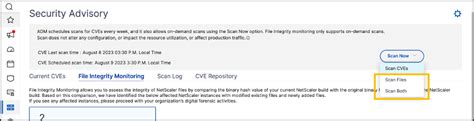 Netscaler File Integrity Monitoring Open Architecture Systems