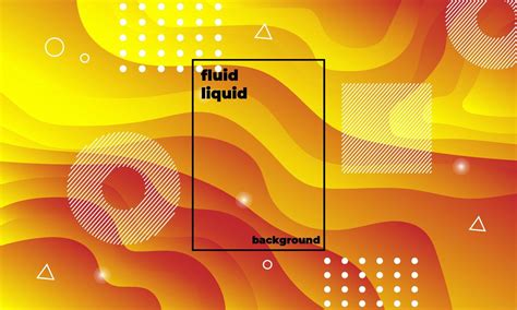 Fluid Liquid Design Background Orange 20548894 Vector Art At Vecteezy