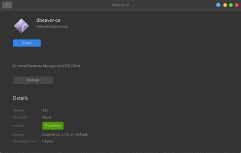 install dbeaver 5 1 6 on ubuntu 18 04 manjaro dot site