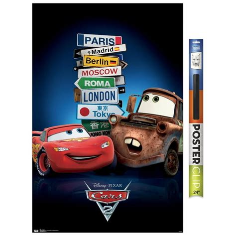 Official Cars 2 Movie Poster