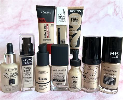 13 Best Full Coverage Drugstore Foundations A Beauty Edit