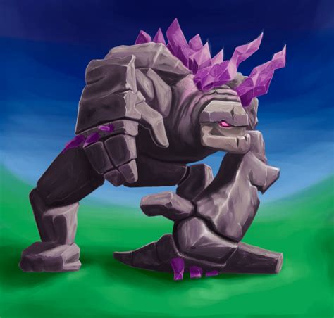 Clash Of Clans Golem Lvl 5 By Jonniyokozuka On Deviantart
