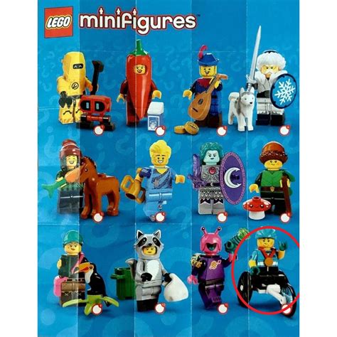 Lego 71032 人物包 輪椅賽車手 蝦皮購物