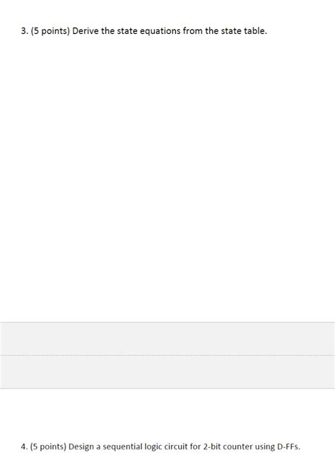 solved 5 ﻿points ﻿derive the state equations from the