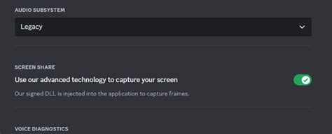 Why Cant I Enable Use Experimental Method To Capture Audio Its