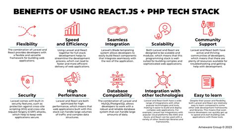 laravel react js fullstack web development ameware group