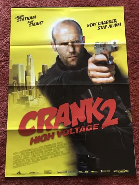 Crank 2 Kinoplakat Poster A1 Jason Statham Amy Smart Eur 490