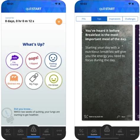 Quitstart App Healthify
