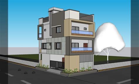 Do Architecture Sketchup D Models For Interior And Exterior By Deepvadariya Fiverr