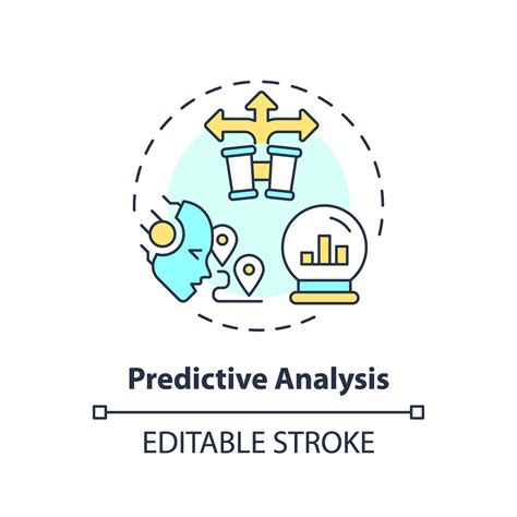 Editable Predictive Analysis Icon Concept Isolated Vector Ai For Seo