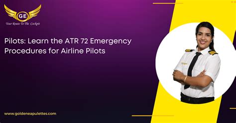 Pilots Learn The Atr 72 Emergency Procedures For Airline Pilots