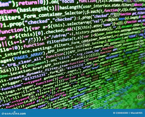 Writing Programming Code On Laptop Developer Working On Software Codes