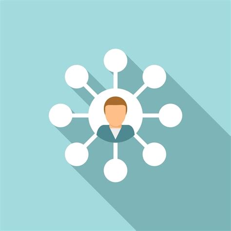 Premium Vector Affiliate Marketing Scheme Icon Flat Illustration Of