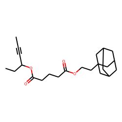 Glutaric acid adamant yl ethyl hex yn yl ester Chemical Physical Properties by Cheméo