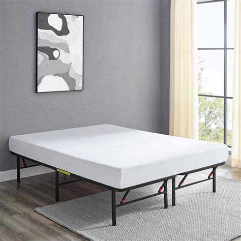 Amazon Basics Foldable Metal Platform Bed Frame With Tool Free Setup