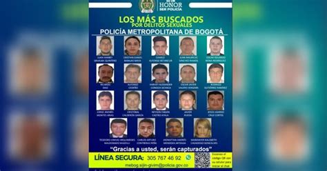 Delitos Sexuales En Bogotá La Policía Reveló El Cartel De Los Más