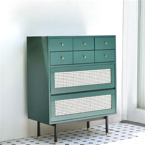 Modern Cabinet Dresser Cabinet Drawer Storage With 8 Drawers Sturdy
