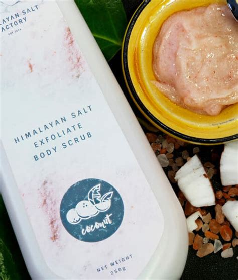 Himalayan Salt Exfoliate Body Scrub Himalayan Salt Factory