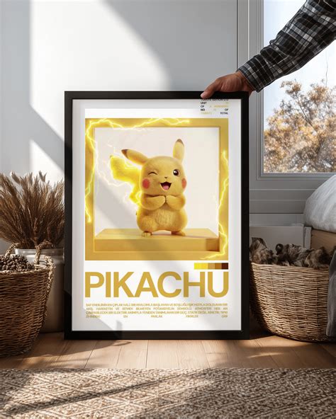 Pikachu Poster Tablosu Forspaceon
