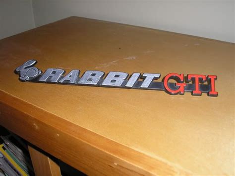 Rabbit Gti Hatch Badge Vw Vortex Volkswagen Forum
